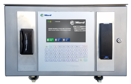 Truck mounted mobile fueling system for off-site locations